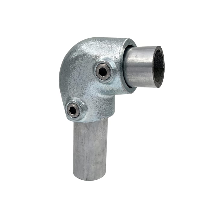 Raccord barre traction - Raccord JM154-B34 sans soudure en virage 90 degrés.